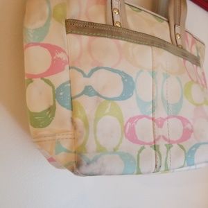 Coach | Bags | Coach Pastel Monogram Bag | Poshmark